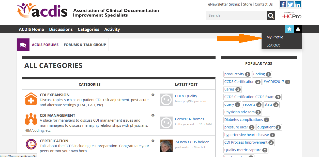 ACDIS update: Join the conversation on the ACDIS Forum | ACDIS